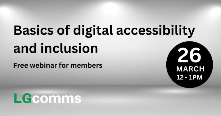 Basics of digital accessibility and inclusion – LGcomms